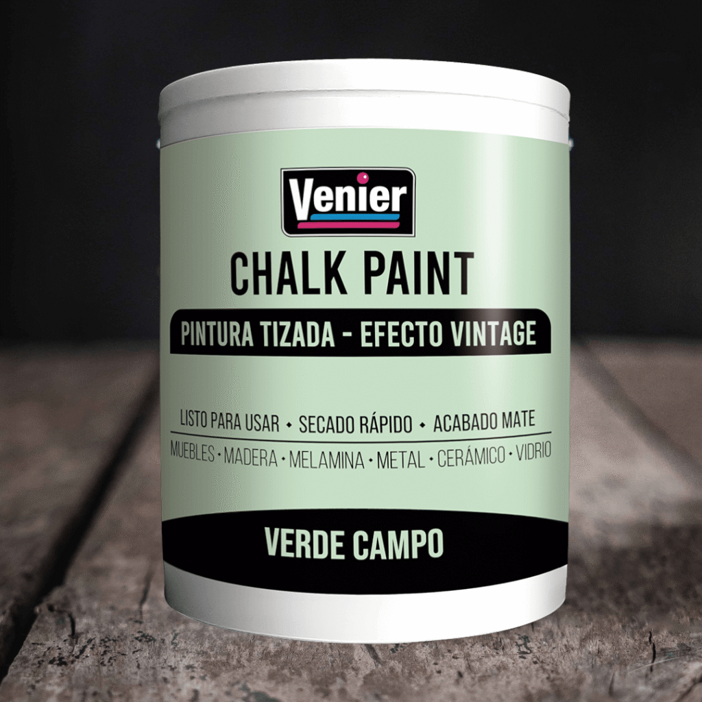 PINTURA ATIZADA CHALK PAINT VERDE CAMPO 1 L - Pisano Pinturerías